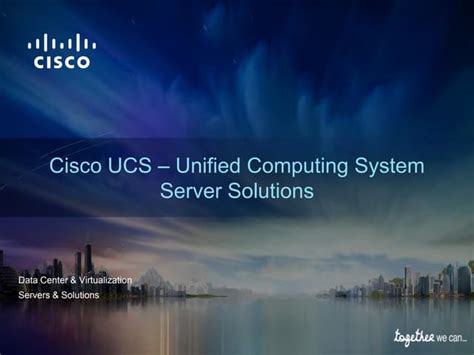 Cisco Ucs Servidores Ppt