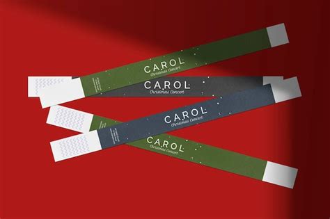 Premium Psd Event Pass Bands Mockup Psd