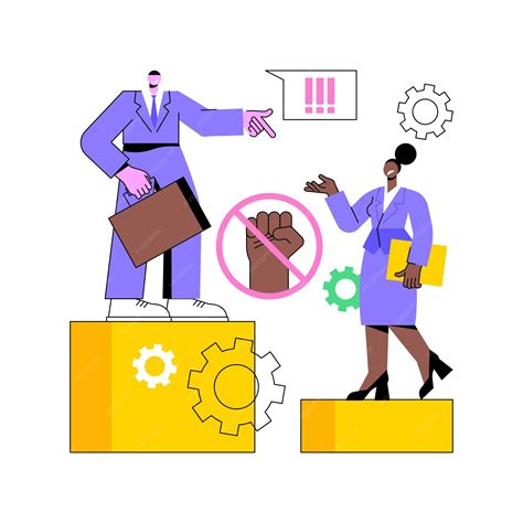 Premium Vector Racial Discrimination Abstract Concept Vector Illustration