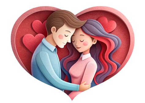 Ai Generado Hermosa Joven Pareja Soñando De Su Futuro Corazón Fondo