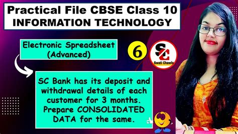 6 Prepare Consolidated Data Of The Company Class 10 It Practical