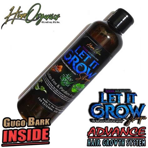 Let It Grow Shampoo Gugo Aloe Vera And Mint Intense Hair Growth