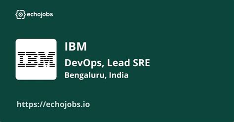 Ibm Is Hiring Devops Lead Sre Bengaluru India Ansible Rdevopsjob