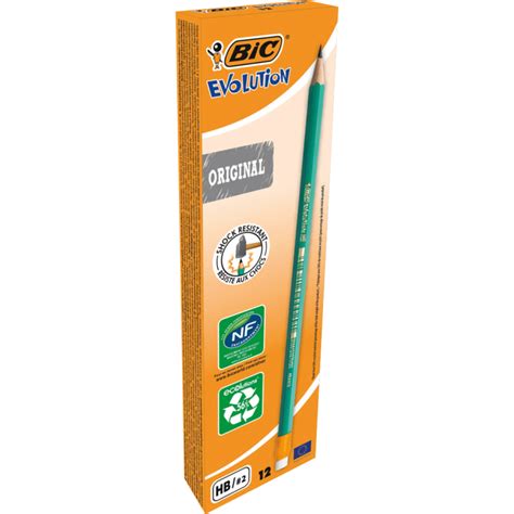 12 قلم رصاص اخضر Bic Hb2