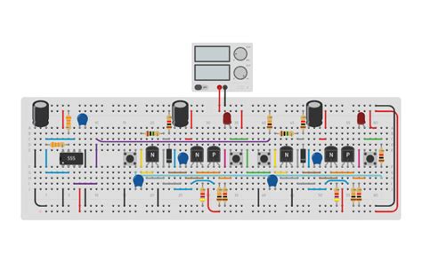 Circuit Design La Bascule Désobéissante 555 En Cours Tinkercad