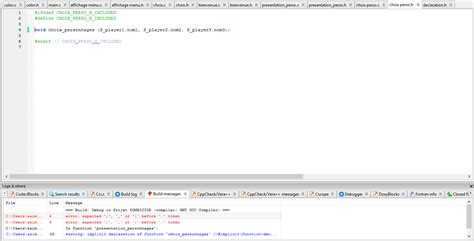 Probleme Compilation Projet En C Par Kilowattkilowatt94 Page 1