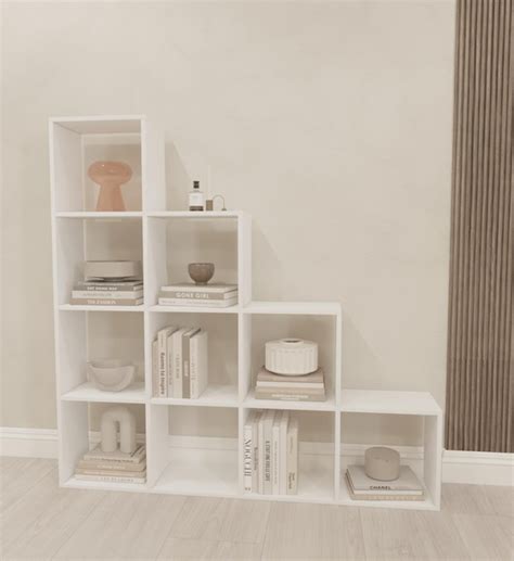 Стеллаж для дома деревянный офисный 10 ячеек книжная полка для игрушек из ДСП Gp 8b купить