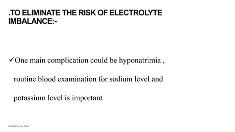 Dehydration Fever In Newborn Pptx