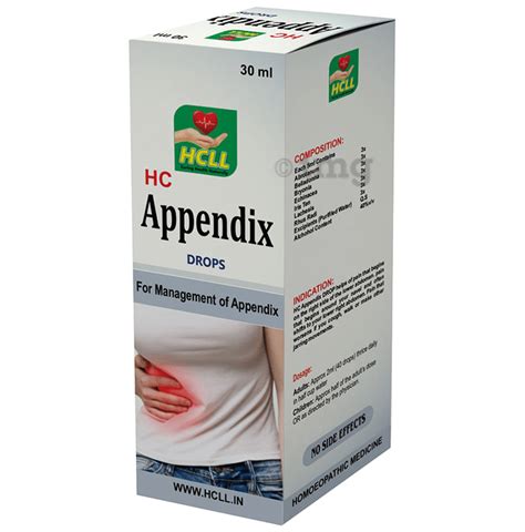 Hcll Hc Appendix Drop Buy Bottle Of 30 0 Ml Drop At Best Price In