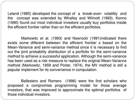 Ppt Using Mean Variance Model And Genetic Algorithm To Find The Optimized Weights Of Portfolio