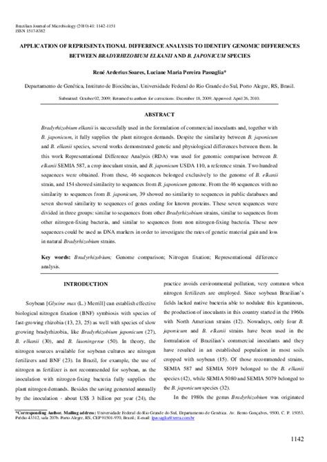 Pdf Application Of Representational Difference Analysis To Identify