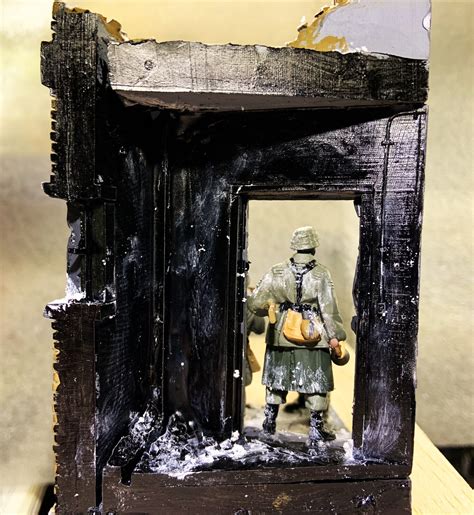 Ww2 Diorama 1 35 Scale German Infantry Winter Stalingrad 4 Figures