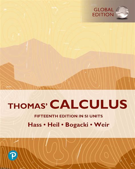 Amazon Thomas Calculus Si Units Mylab Mathematics With Pearson