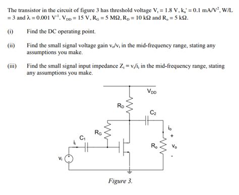 Solved The Transistor In The Circuit Of Figure Has Chegg Com
