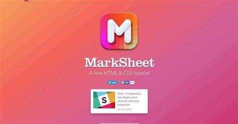 Marksheet Css And Html σε απλά μαθήματα φροντιστηρίου Στάλες στο γαλάζιο
