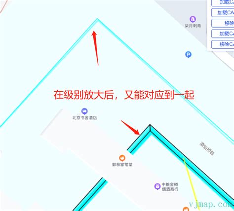 百度地图与cad图叠加显示 唯杰地图 Vjmap