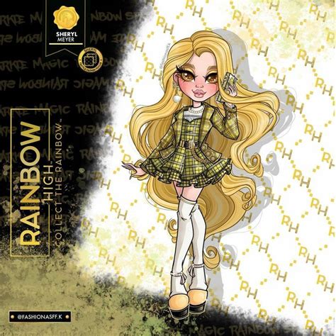 Pin By Vicki Mills Wittmeyer On Rainbow High High Art Doll Drawing
