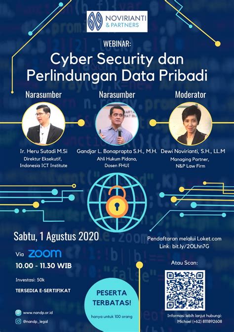 Webinar Cyber Security Perlindungan Data Pribadi