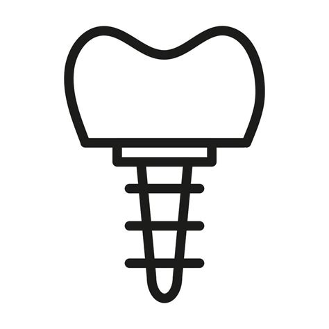 Dental Implants Symbol Mark In Filled Style 47628851 Vector Art At Vecteezy