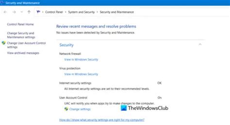 Turn Off Security And Maintenance Notifications In Windows 11