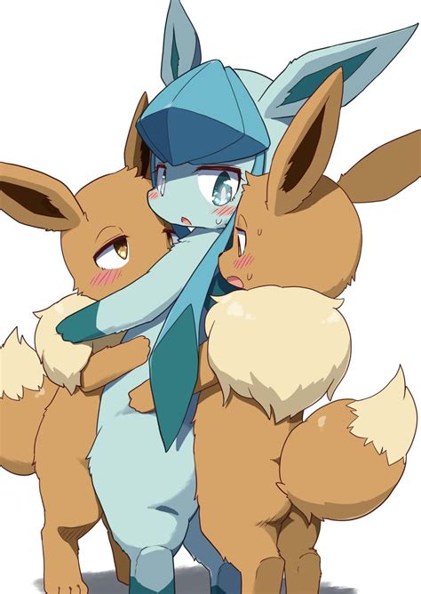 Eevee And Glaceon Pokemon Drawn By Kiorinezumi Danbooru