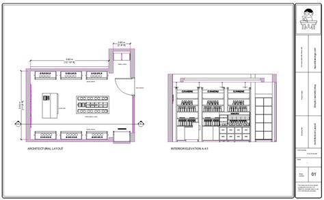 Small Grocery Store Pdf Layout Drawings