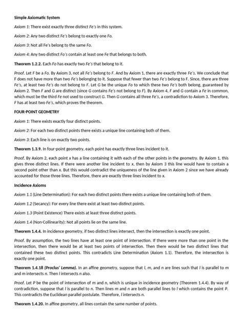 Theorems And Its Proofs Pdf