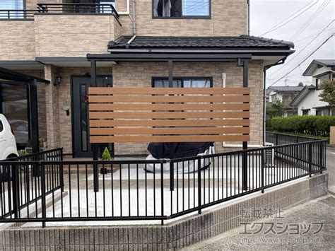 宮城県柴田郡柴田町のlixil リクシルtoexフェンス・柵・塀施工例ハイサモア フリーポールタイプ60887065 1