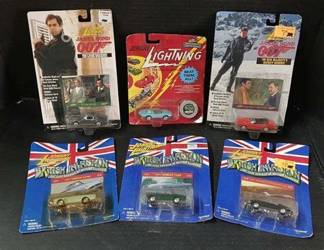 J Johnny Lightning Diecast Toy Cars Includes James Bond British