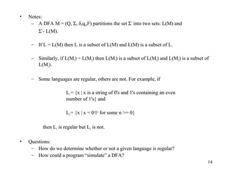 Finite Automata Examples Ppt
