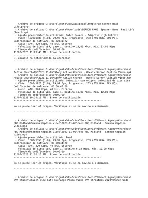 a me encoding error log descargar gratis pdf multimedia