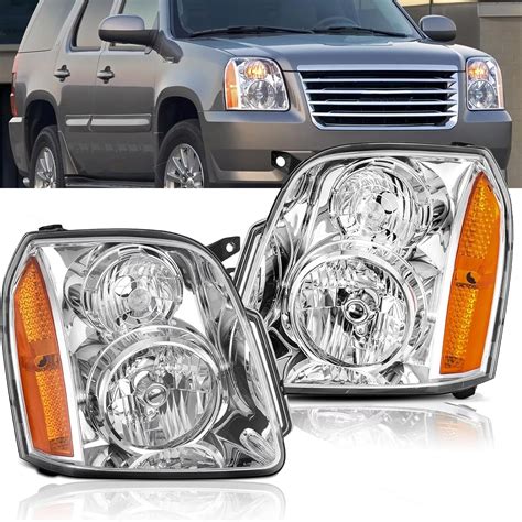 Headlights For 07 14 Gmc Yukon Headlight Assembly For 2007