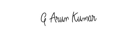 76 G Arun Kumar Name Signature Style Ideas New E Signature