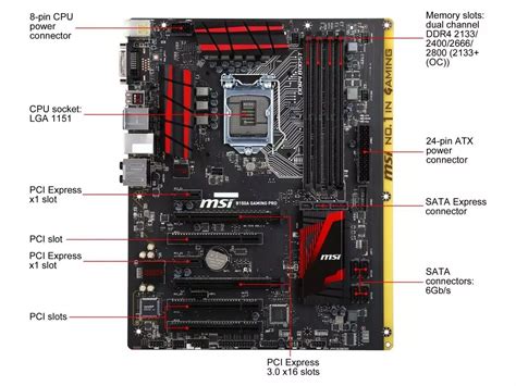 Msi B150a Gaming Pro Lga 1151 Intel B150 — Hardstore Informática