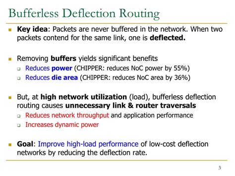 Ppt Minbd Minimally Buffered Deflection Routing For Energy