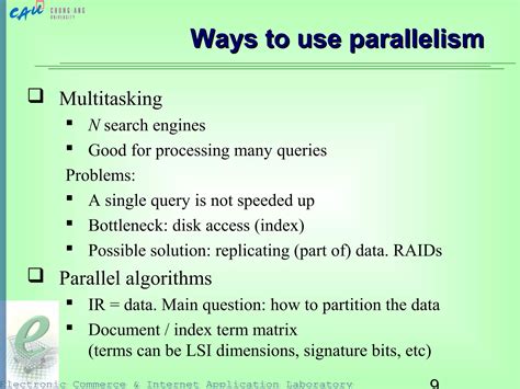 Parallel And Distributed Information Retrieval System Ppt