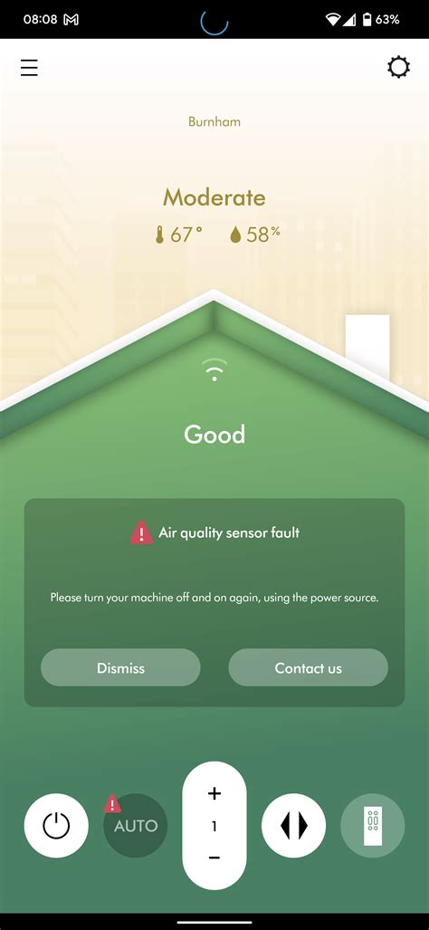 Just Bought Hp04 And Getting An Air Quality Sensor Fault And Theres No Readings Turning It