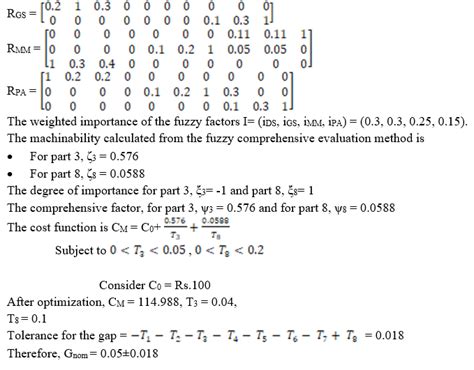 assembly gap tolerance calculation using anfis and cost function