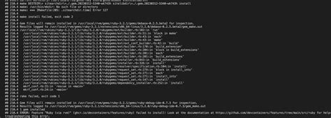 Installation Failure For Latest Ruby Container Feature Issue Microsoft Vscode Dev
