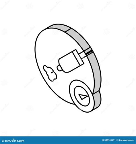 Corticosteroid Injection Isometric Icon Vector Illustration Stock Illustration Illustration Of