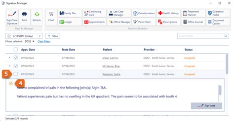 Sign All Your Clinical Notes At Once The Dentrix Blog