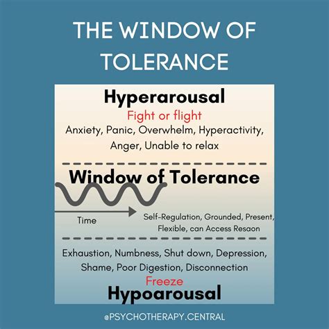 Understanding Emotional Regulation And The Window Of Tolerance Post