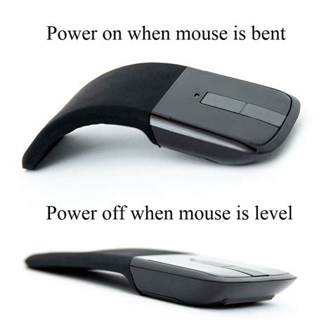 Bluetooth Wireless Mouse Arc Touch Portable Ergono Vicedeal