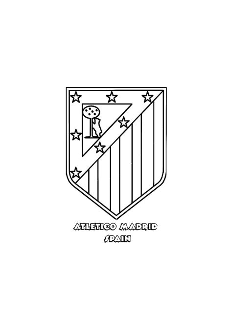 Atletico Madrid Coloring Pages 2025