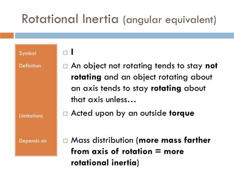 PPT Rotational Inertia Angular Momentum PowerPoint Presentation ID