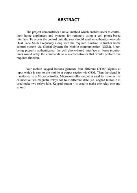 Microcontroller Remote Controlling Project Docx