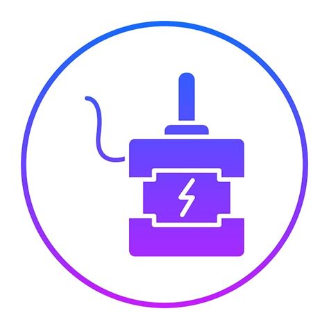 스테퍼 모터 아이콘 프리미엄 벡터