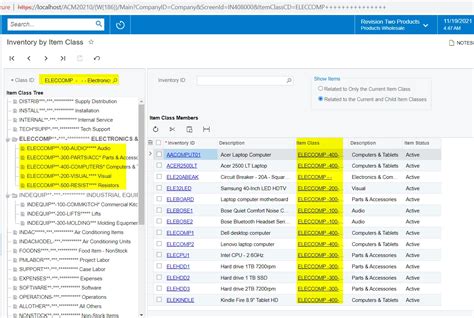 Reporting On Item Class Community