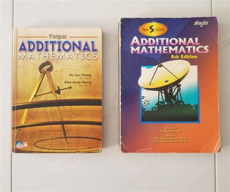 1 For 6 Additional Mathematics O Level Maths Textbook Hobbies