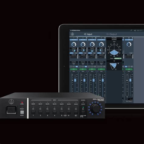 Audio Technica Atdm‑0604a Mixer Smart Dsp Control